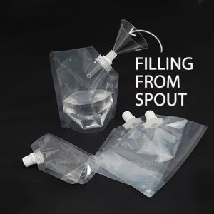 Clear / Clear 10mm Spout Pouches | Liquid Packaging Pouch