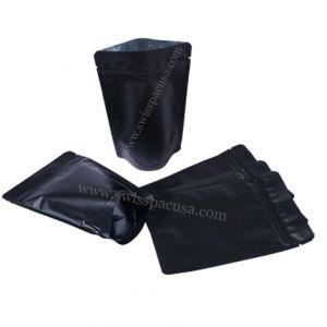 Matt Black Smell Proof Packaging Bags