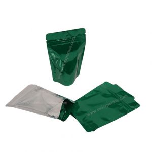 Clear Shiny Green Smell Proof Packaging Bags