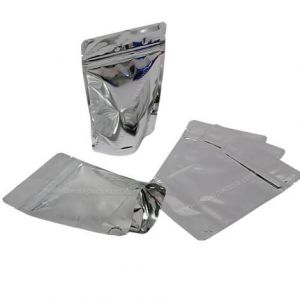 Clear Shiny Silver Smell Proof Packaging Bags